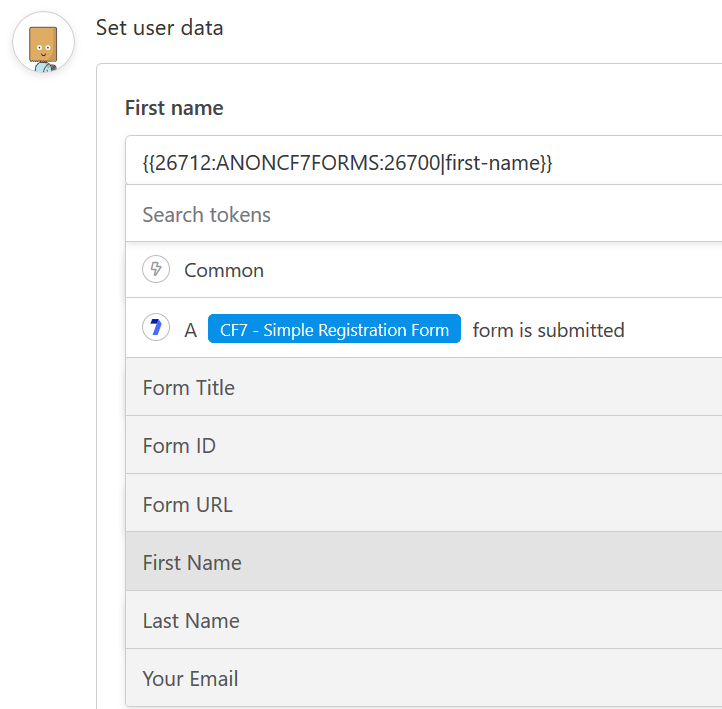 Create a WordPress registration form with Contact Form 7