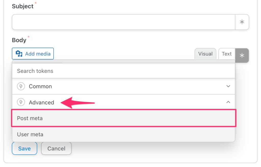 Post meta tokens - Uncanny Automator