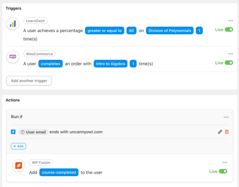 Uncanny Automator vs. WP Fusion - WordPress Automation Plugins