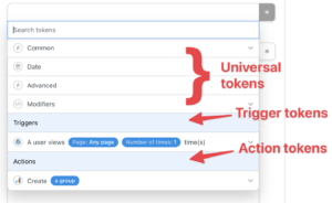 Introduction to automation tokens and variables