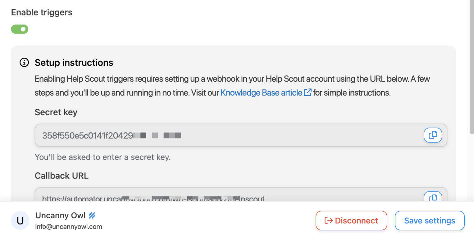 Connect Help Scout to WordPress with Uncanny Automator