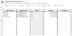 How to Automatically Track Email Opens in Google Sheets