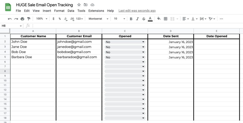 How to Automatically Track Email Opens in Google Sheets