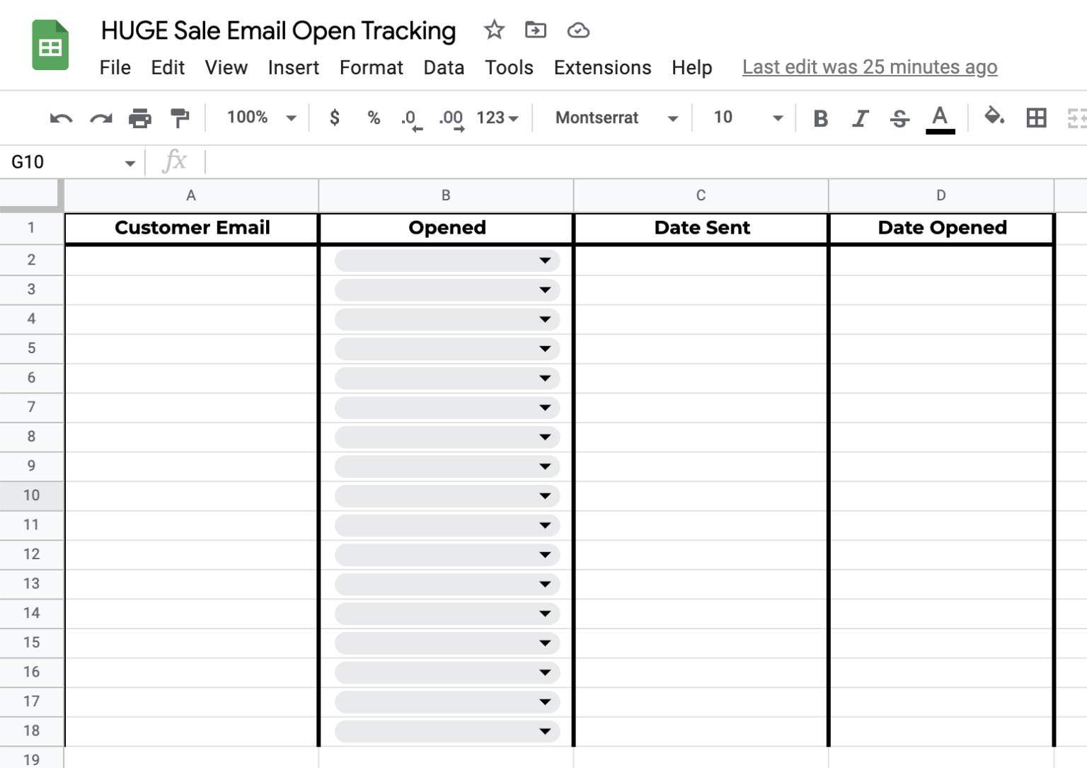 How to Automatically Track Email Opens in Google Sheets