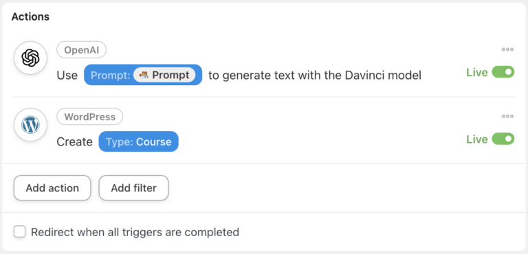 Using OpenAI and ChatGPT Models with LearnDash