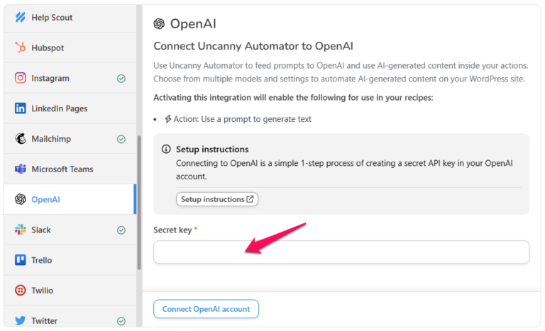 Connect WordPress to OpenAI and ChatGPT