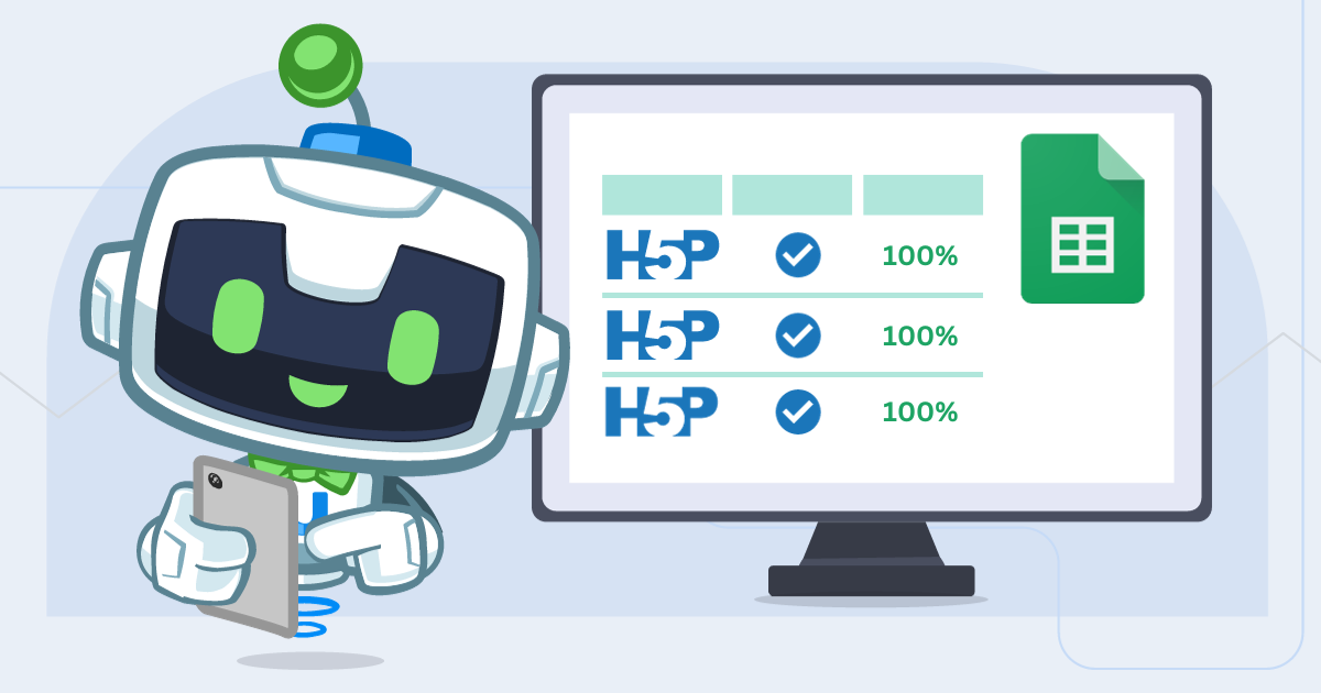 How to Track H5P Content Completions in Google Sheets