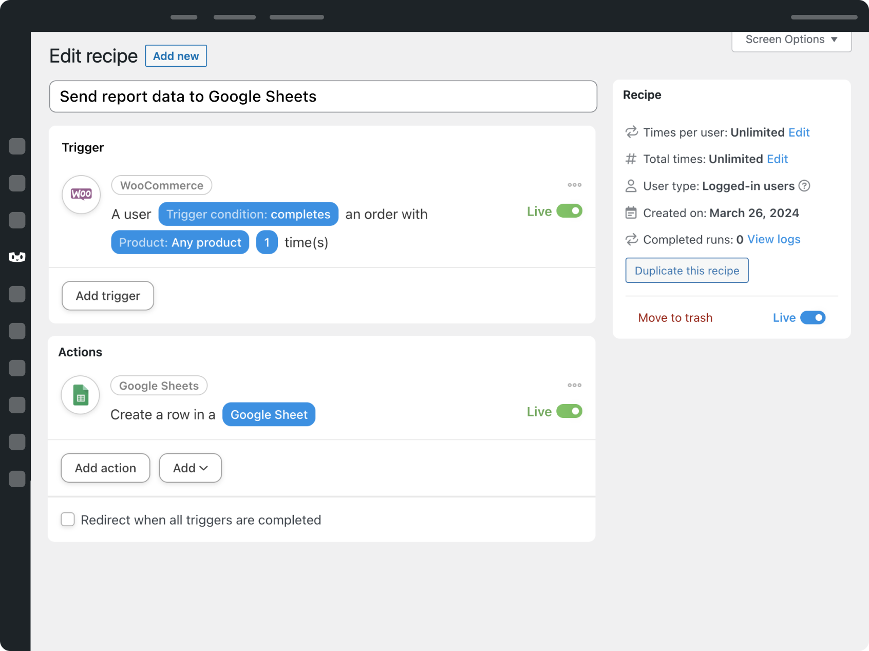 Automate Reporting - Uncanny Automator