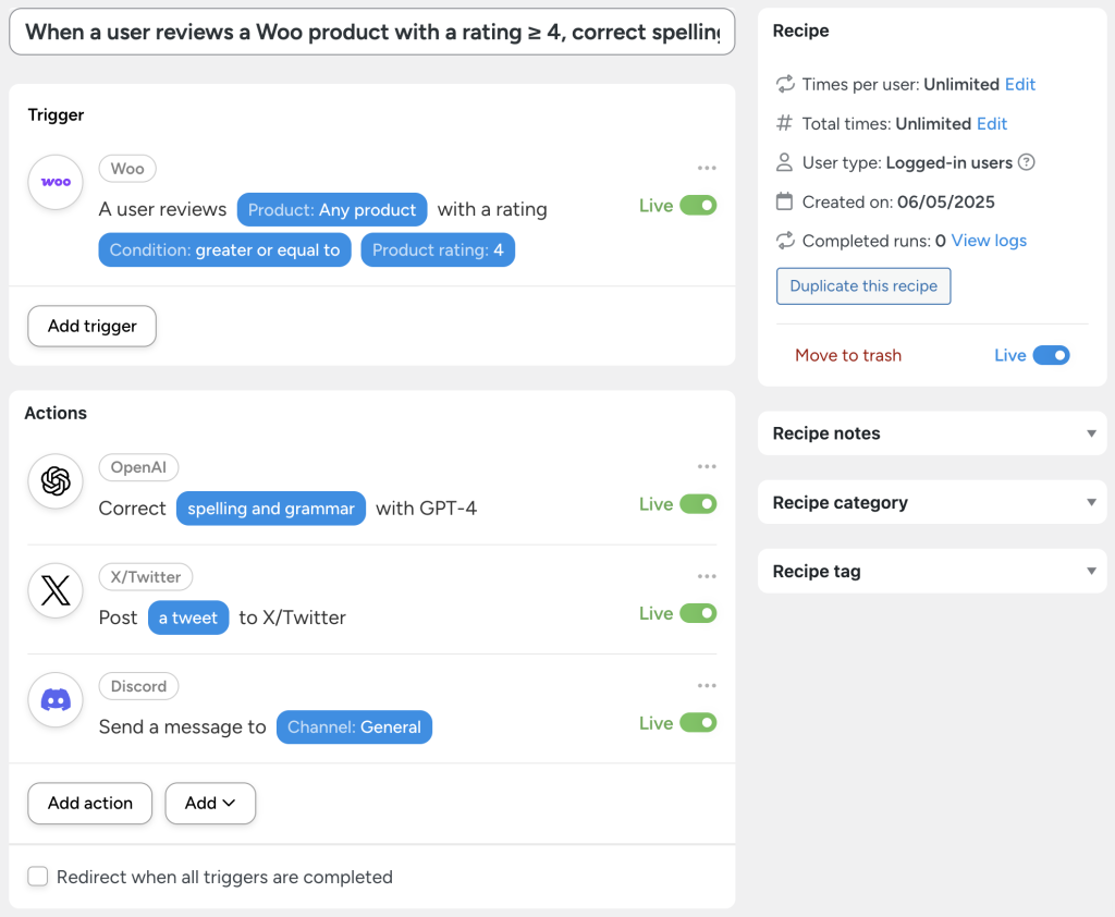 How to Connect OpenAI to WooCommerce and 4+ Smart eCommerce Automations